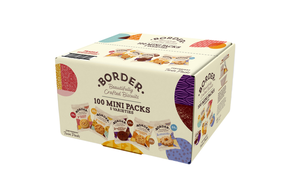 Border Minipack Biscuits 100 pack & Cotswold Coffee Company