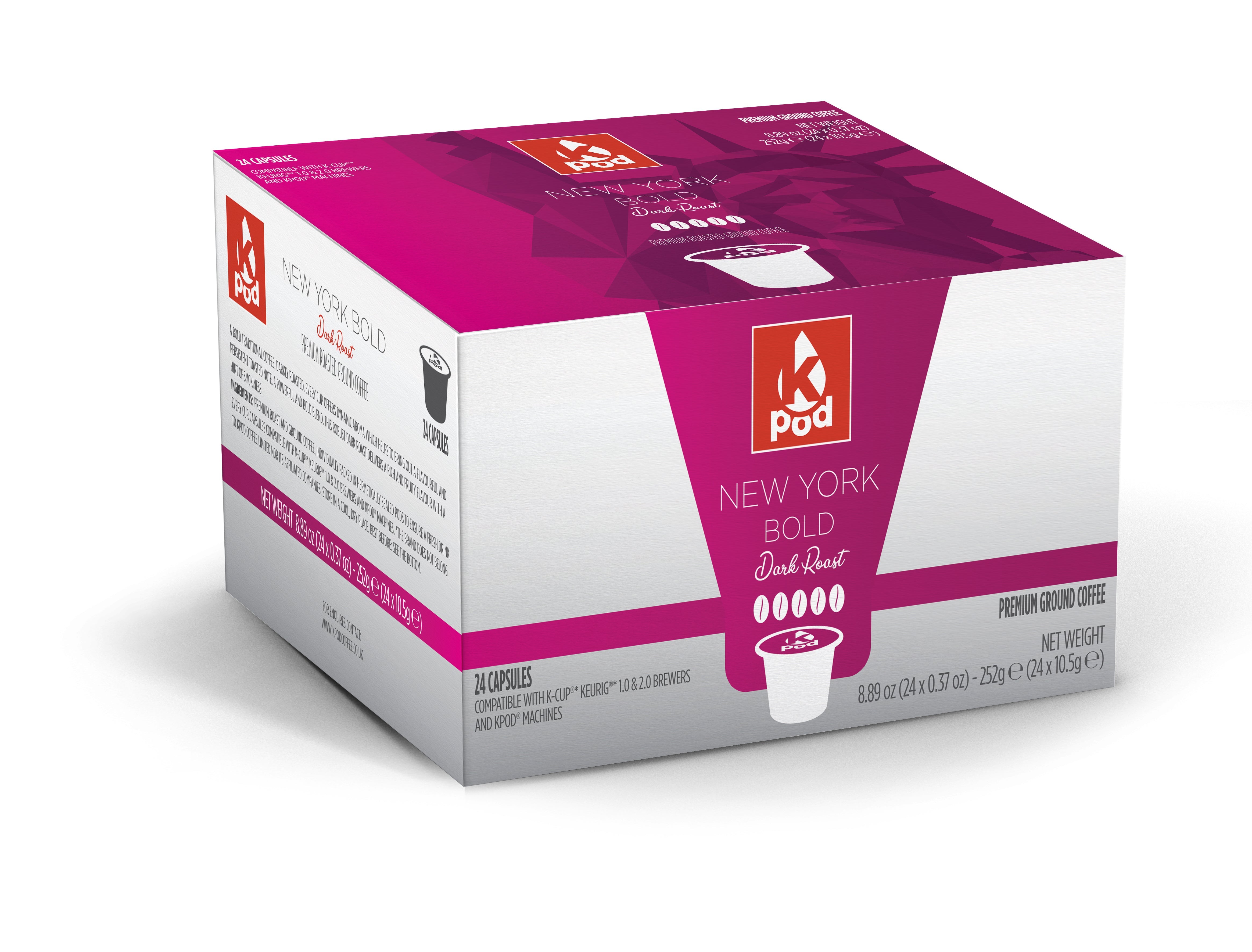 KPod® NEW YORK BOLD Keurig Compatible Coffee Pods & Cotswold Coffee Company