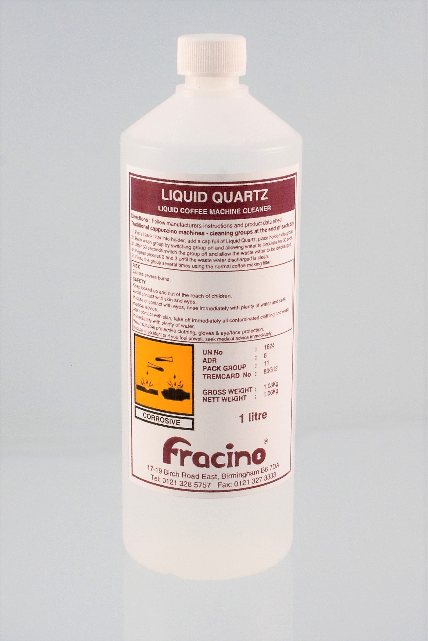 Fracino Cleaning Liquid 1L & Cotswold Coffee Company